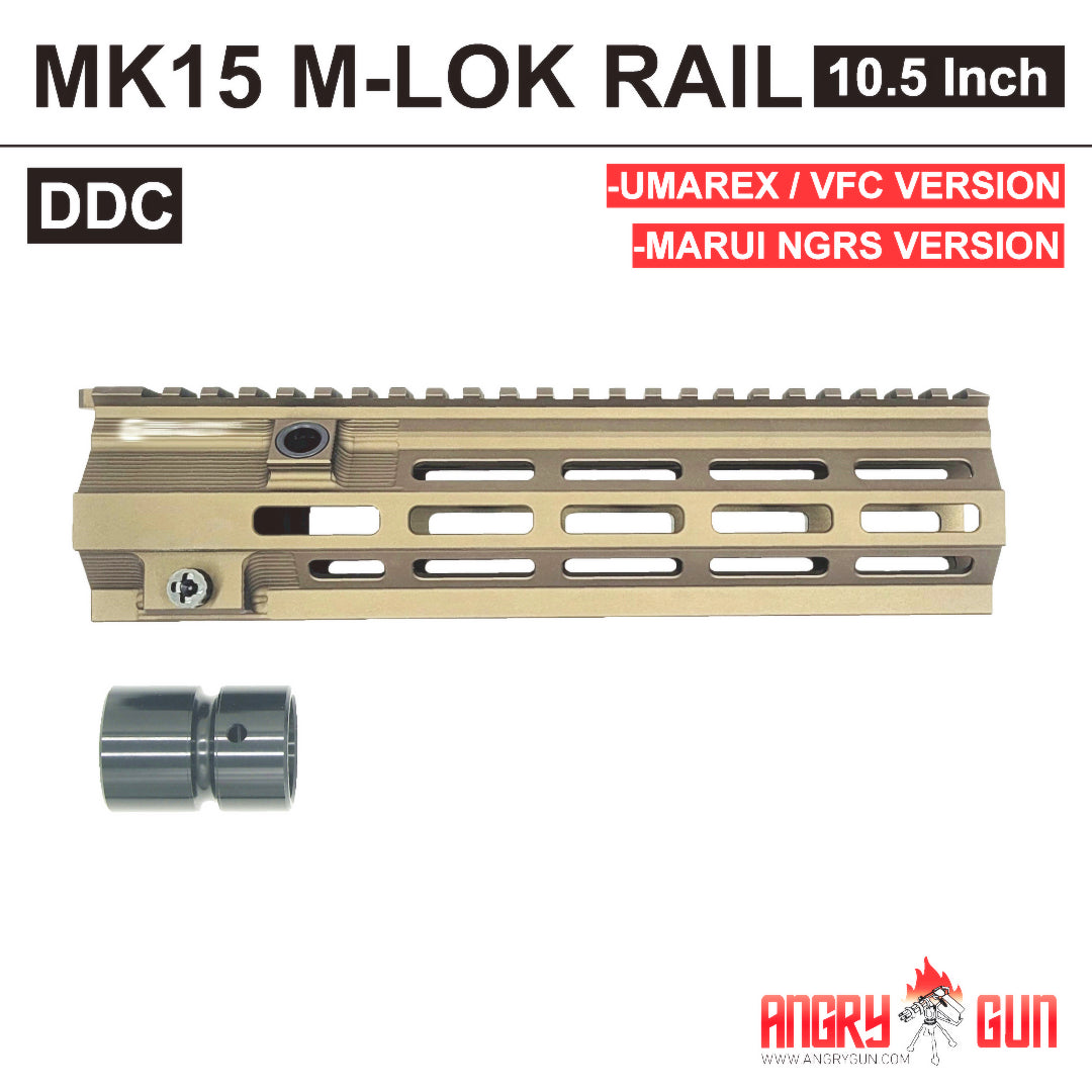 HK416 SUPER MODULAR RAIL M-LOK - 10.5 Inch (Black or DDC) – ANGRYGUN
